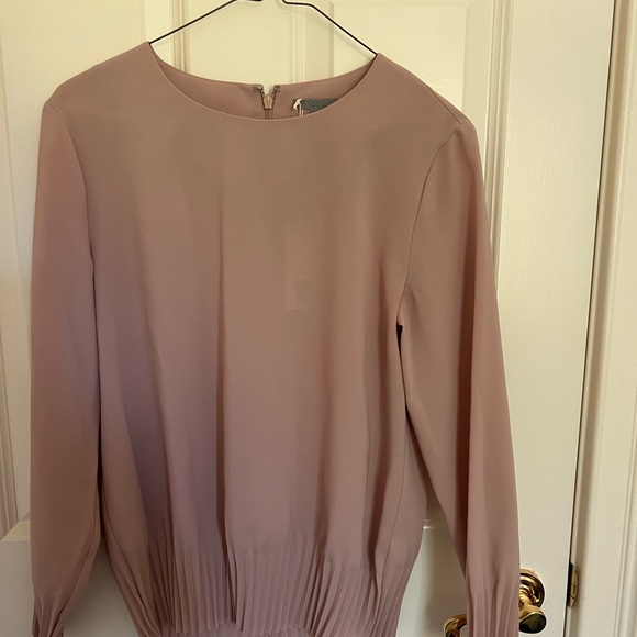 COS | Tops | Blush Long Sleeve Cos Blouse | Poshmark